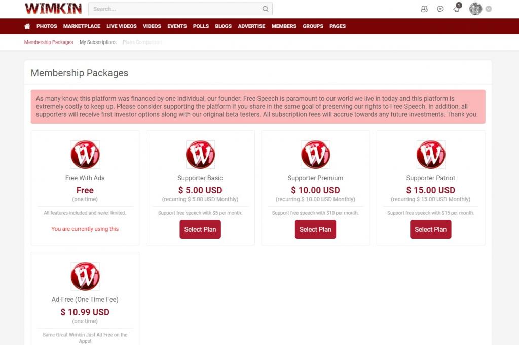 photo #827623 » Jason's Timeline Photos » WIMKIN - Free Speech Social Media